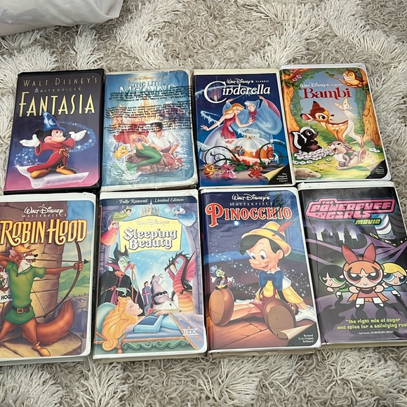 Disney | Media | Used Vintage Vhs Tape Collection | Poshmark